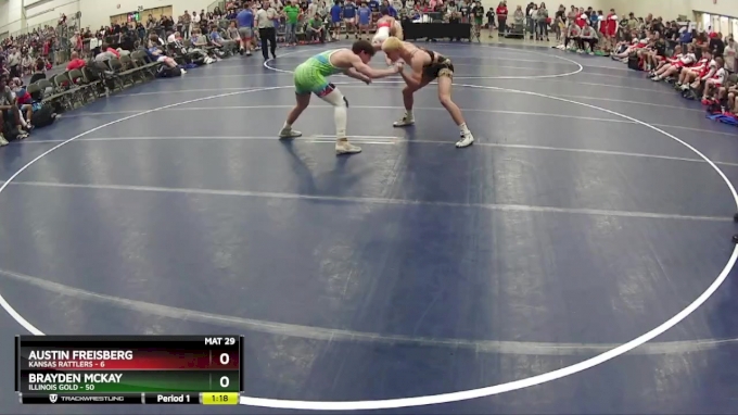 160 lbs Round 1 (6 Team) - Brayden McKay, Illinois Gold vs Austin ...
