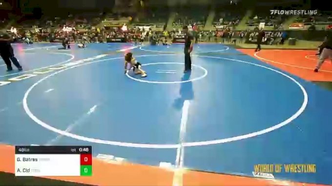 46 lbs Consi Of 8 #2 - Gabriel Batres, South Side Wrestling Club vs ...