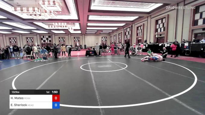 132 lbs Final - Hector Mateo, Pennsylvania vs Emmitt Sherlock ...