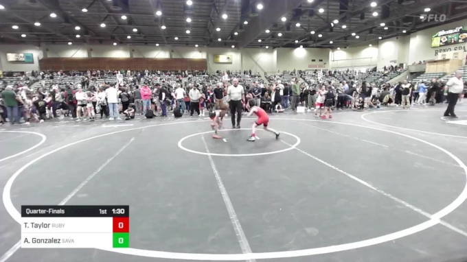69 lbs Quarterfinal - Titus Taylor, Ruby Mountain WC vs Aj Gonzalez ...