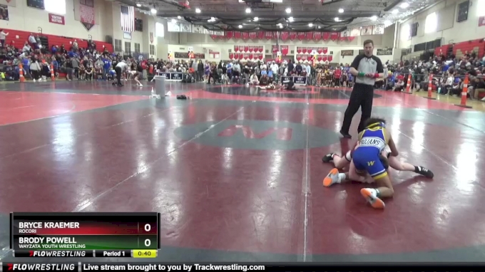 85 lbs Cons. Round 2 - Brody Powell, Wayzata Youth Wrestling vs Bryce ...
