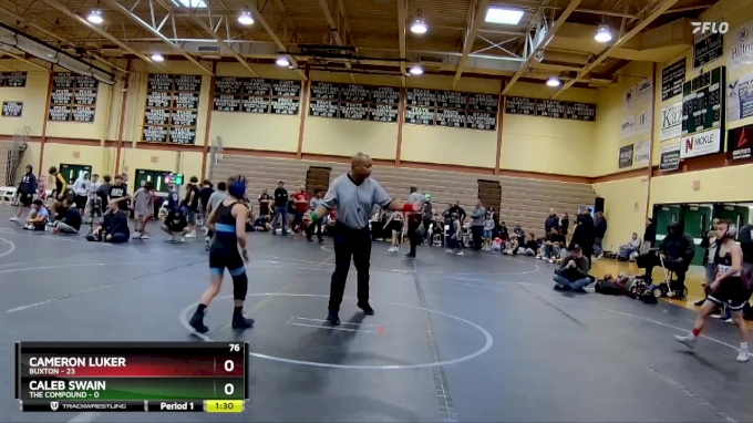 76 lbs Round 2 (10 Team) - Caleb Swain, The Compound vs Cameron Luker ...