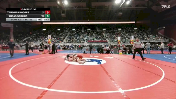 4A-106 lbs Champ. Round 1 - Lucas Stirling, Thunder Basin vs Thomas ...