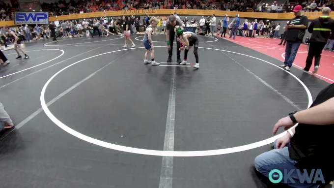 58 lbs Round Of 16 - Dawson Long, Kingfisher YellowJackets vs Wyatt ...