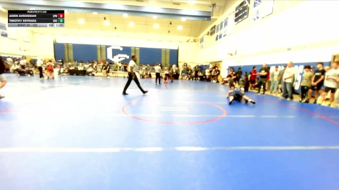 120 lbs Champ. Round 1 - Aiden Avedissian, 5 Point Wrestling vs Timothy ...