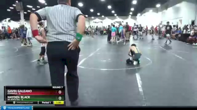 72 lbs Round 7 (8 Team) - Gavin Galeano, D3PRIMUS vs Hayden Black, 84 ...