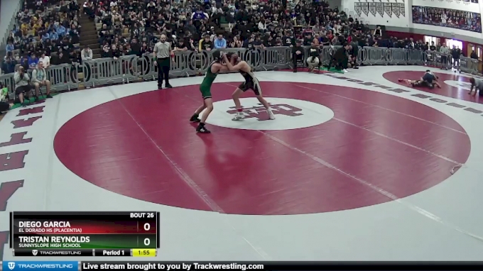106 lbs Champ. Round 1 - Diego Garcia, El Dorado HS (Placentia) vs ...