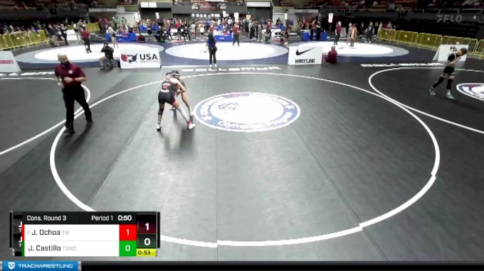 119 lbs Cons. Round 3 - Jocelyn Ochoa, Trifecta Wrestling vs Jahzara ...