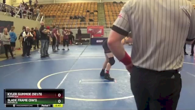 130 lbs 7th Place Match - Slade Frame (sw1), MAYSVILLE vs Kyler Gummoe ...