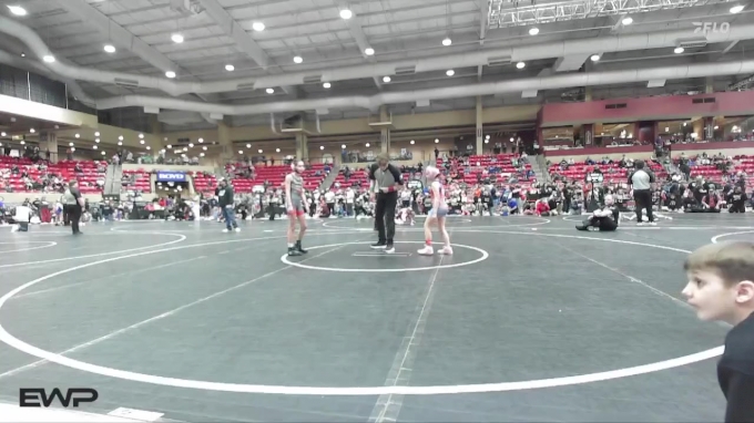 80 lbs Cons. Round 1 - Jozlyn Lapaille, Thunderbird vs Kora Van Vleet ...