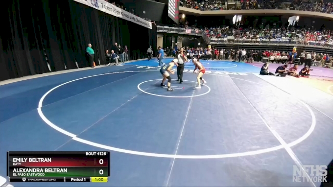 6A 120 lbs Cons. Round 1 - Alexandra Beltran, El Paso Eastwood vs Emily ...