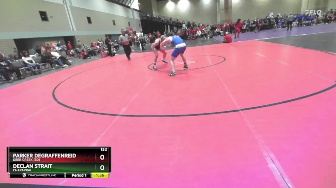 132 lbs Champ. Round 2 - Declan Strait, Chaparral vs Parker ...