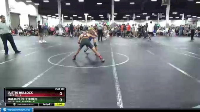 115 lbs Round 7 (8 Team) - Justin Bullock, Force WC vs Dalton Reitterer ...
