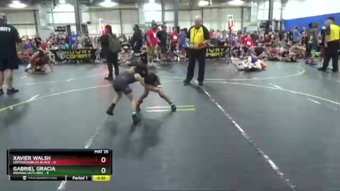 52 lbs Round 3 (6 Team) - Gabriel Gracia, Indiana Outlaws vs Xavier ...