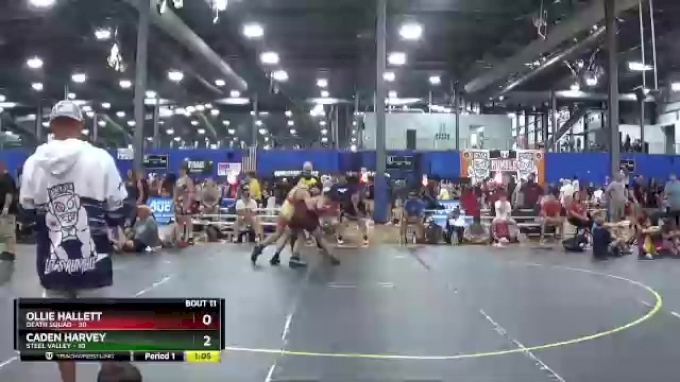 150 lbs Round 4 (6 Team) - Caden Harvey, Steel Valley vs Ollie Hallett ...