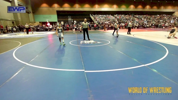 85 lbs Round Of 32 - Tyler Tuttle, Nevada Elite vs Apollo Rojas ...