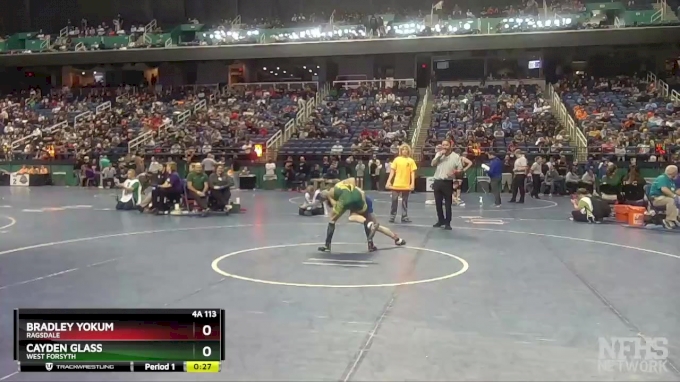 4A 113 lbs Cons. Semi - Bradley Yokum, Ragsdale vs Cayden Glass, West ...