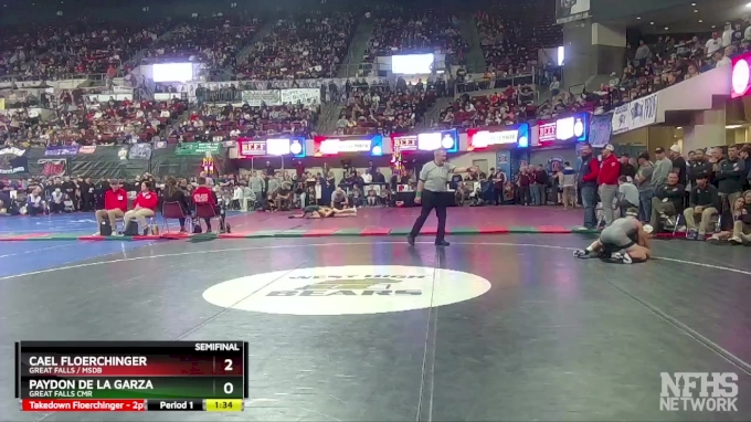 AA - 113 lbs Semifinal - Paydon De La Garza, Great Falls CMR vs Cael ...