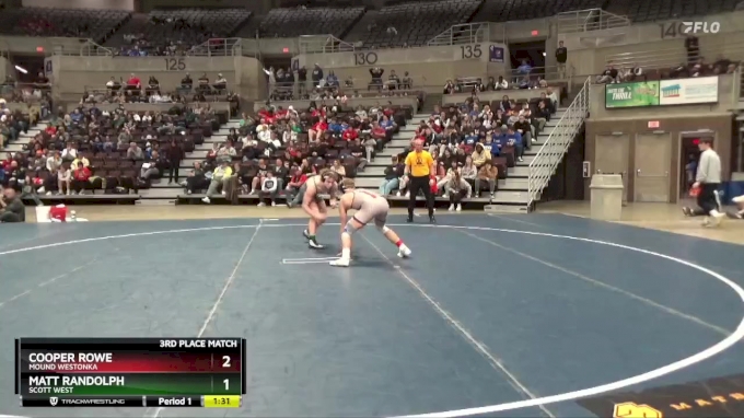 152 Championship Bracket 3rd Place Match - Matt Randolph, Scott West vs ...