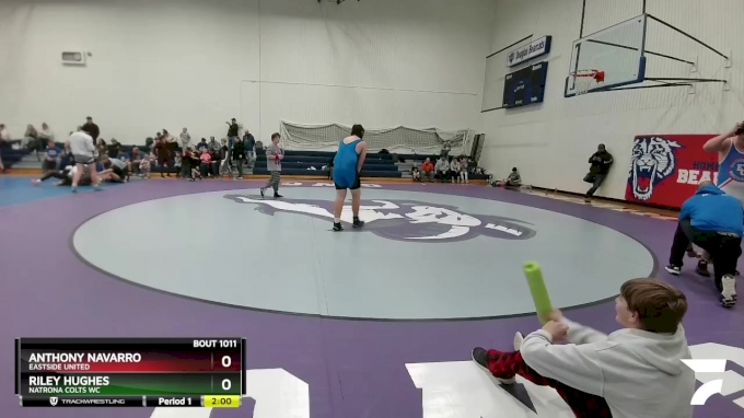 220 lbs Round 1 - Riley Hughes, Natrona Colts WC vs Anthony Navarro ...