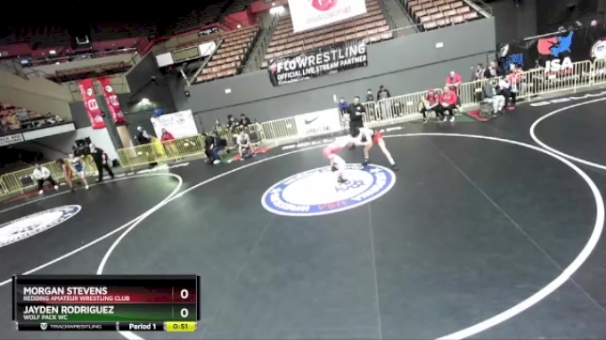 110 lbs Cons. Round 3 - Jayden Rodriguez, Wolf Pack WC vs Morgan ...