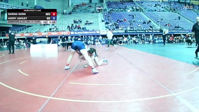 110 lbs Quarters & 1st Wb (16 Team) - Sarina Gunn, University Of The ...