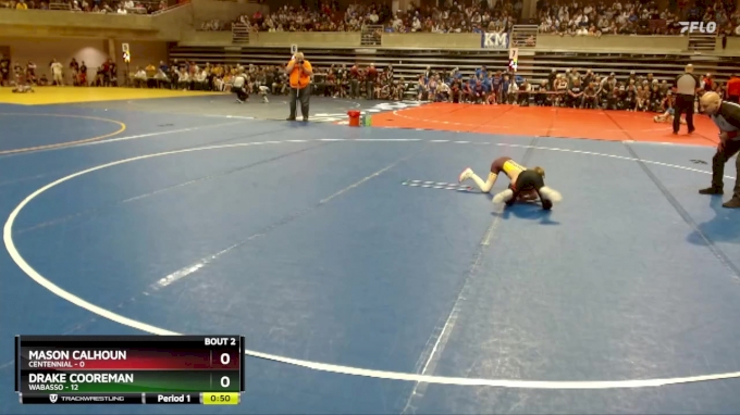 55 lbs Semis (4 Team) - Mason Calhoun, Centennial vs Drake Cooreman ...