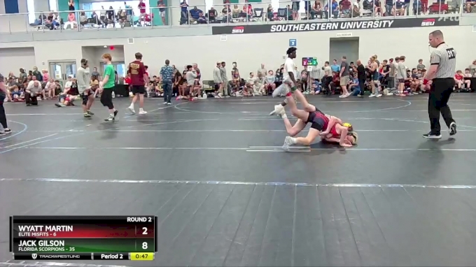 110 lbs Round 2 (6 Team) - Jack Gilson, Florida Scorpions vs Wyatt ...
