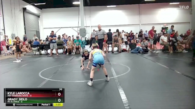 52 lbs Round 1 (4 Team) - Grady Sidlo, PA Alliance vs Kyle Larocca, Mat ...