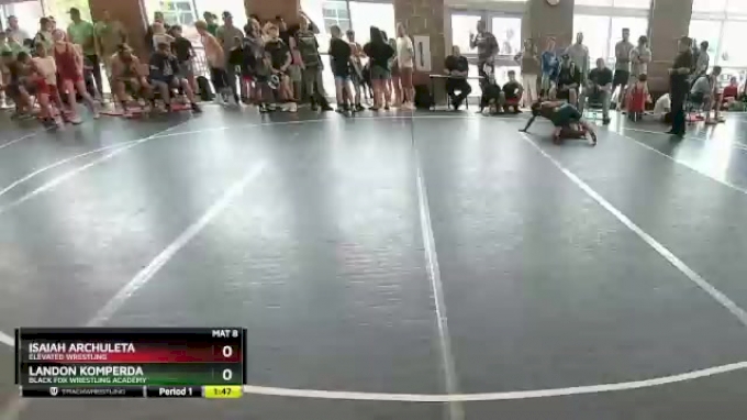 108 lbs Round 2 - Isaiah Archuleta, Elevated Wrestling vs Landon ...