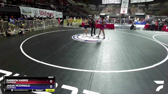 57 lbs Quarterfinal - Darrion Harris, California vs Jason McDonald ...
