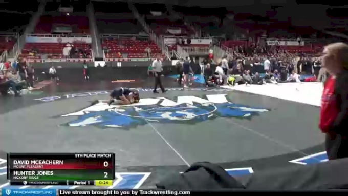 126 lbs 5th Place Match - David McEachern, Mount Pleasant vs Hunter ...