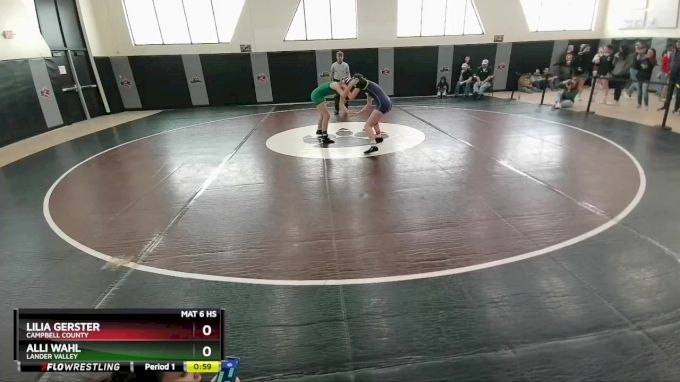 125 lbs Cons. Round 2 - Alli Wahl, Lander Valley vs Lilia Gerster ...