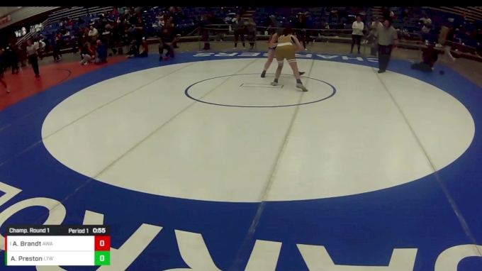 14U Girls - 165 lbs Champ. Round 1 - Audrey Brandt, Austin Wrestling ...