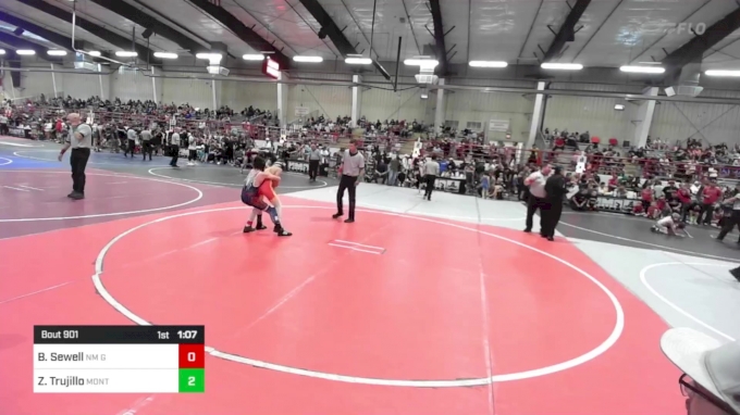 89 lbs Quarterfinal - Brandon Sewell, NM Gold vs Zammuel Trujillo ...