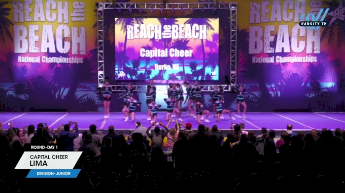 Capital Cheer - Lima [2024 L1 Junior Day 1] 2024 ACDA Reach the Beach ...