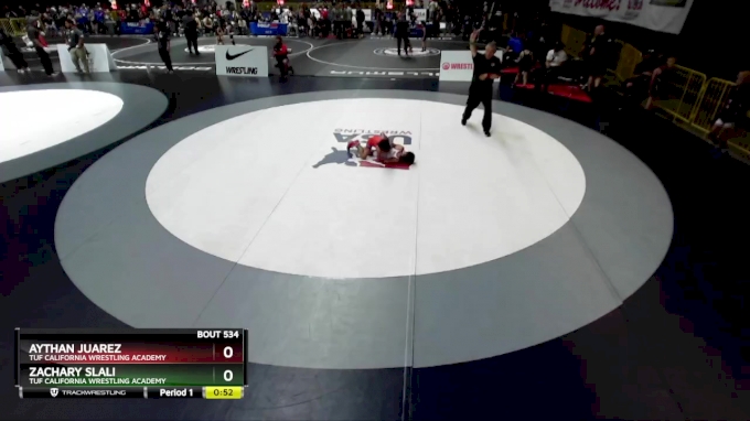 56 lbs Cons. Round 3 - Zachary Slali, TUF California Wrestling Academy ...