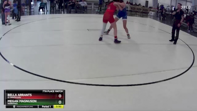 133 lbs 7th Place Match - Bella Arrants, GI Grapplers vs Megan Magnuson ...
