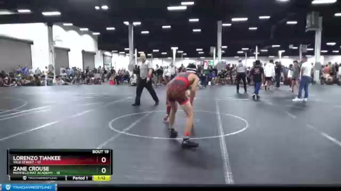 105 lbs Round 5 (8 Team) - Lorenzo Tiankee, Yale Street vs Zane Crouse ...