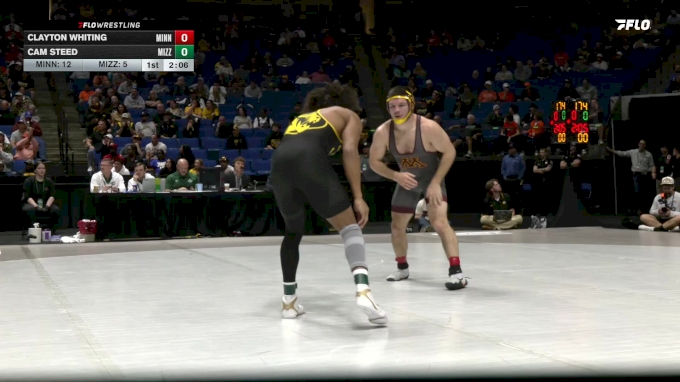 174 lbs Semis & 3rd Wb (16 Team) - Cam Steed, Missouri vs Clayton ...