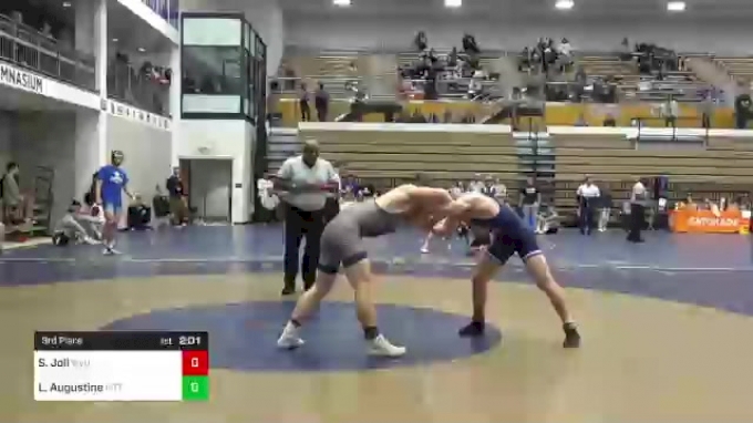 174 lbs 3rd Place - Scott Joll, West Virginia vs Luca Augustine, Pitt ...