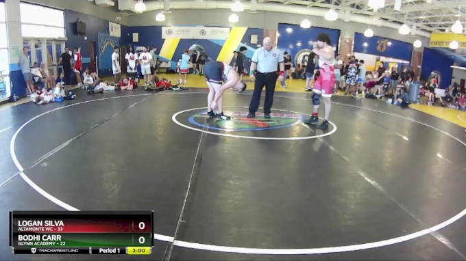 215 lbs Round 2 (8 Team) - Logan Silva, Altamonte WC vs Bodhi Carr ...
