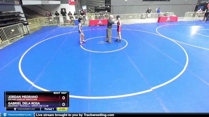 106 lbs Quarterfinal - Jordan Medrano, Delano Diablos Wrestling vs ...