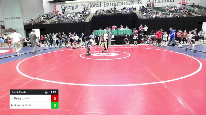 135 lbs Semifinal - James Knight, Georgia vs Abel Rowlls, Dendy Trained ...