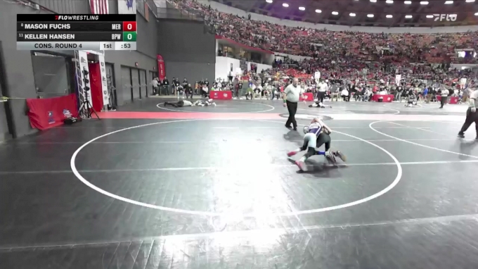 70 lbs Cons. Round 4 - Mason Fuchs, Merrill vs Kellen Hansen, Bay Port ...