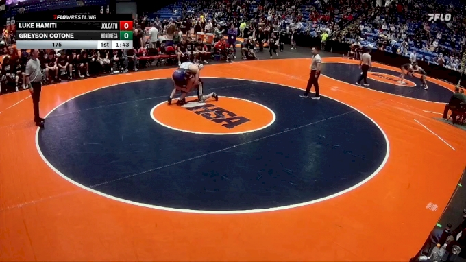 175 lbs Semis & 1st Wrestleback (8 Team) - Greyson Cotone, Rockton ...
