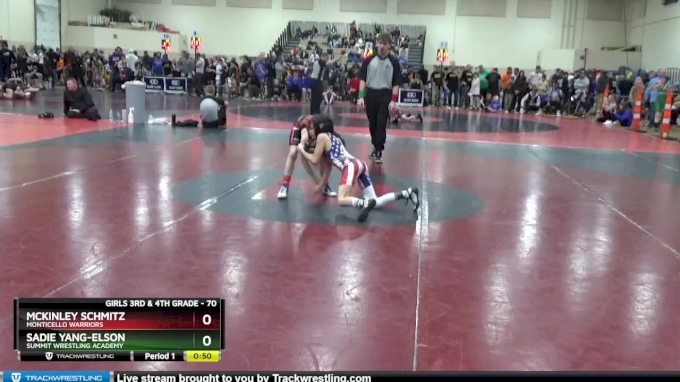 70 lbs Round 3 - Sadie Yang-Elson, Summit Wrestling Academy vs McKinley ...
