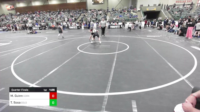 85 lbs Quarterfinal - Micheal Guinn, Corning Sharks vs Tyler Sosa, Gold ...
