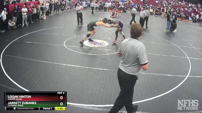 4A 175 lbs Semifinal - Jarrett Eubanks, Catawba Ridge vs Logan Hinton ...