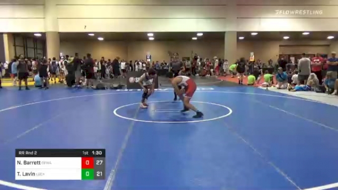110 lbs Prelims - Nathan Barrett, CFWAXLHP vs Tyler Lavin, Legacy ...